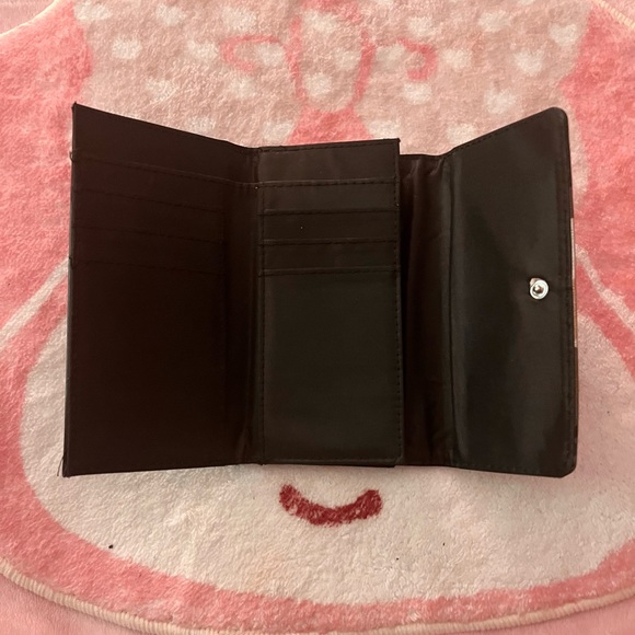Bags | Green And Black Army Print Tri Fold Wallet | Poshmark